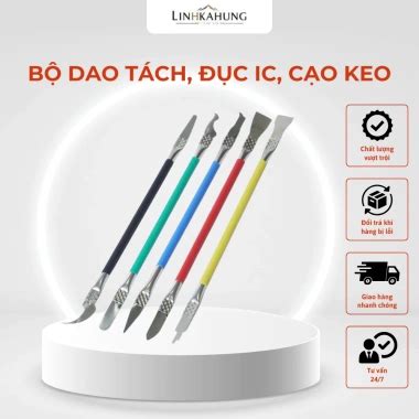 Bộ Dao Tách đục Ic Cạo Keo đa Năng 5 Cây 10 Lưỡi Giá Chỉ 51 000đ