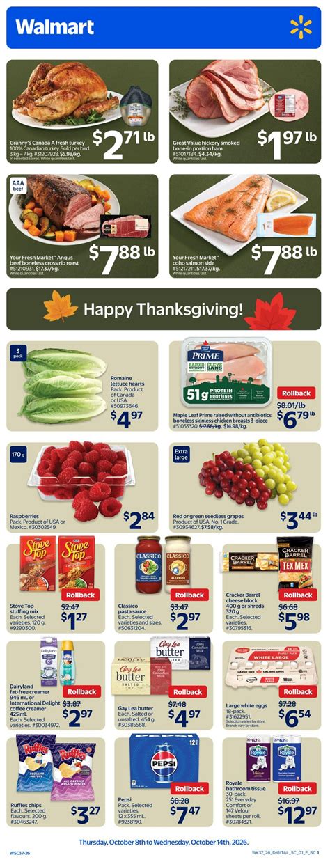 Walmart West Flyer October 8 To 14