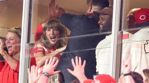 Taylor Swift Jumps For Joy With Jason Kelce After Husband Travis Kelce