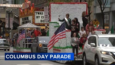 2026 Chicago Columbus Day Parade Set To Step Off Monday Downtown Watch
