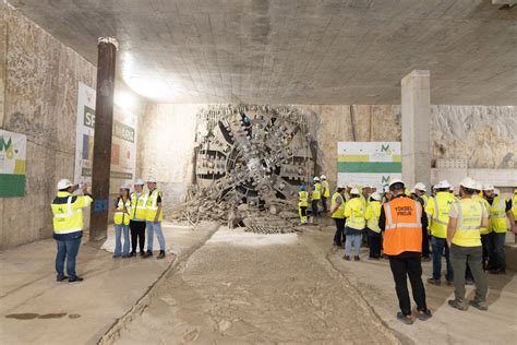 Foto Metroul De Otopeni A Fost Realizat Primul Segment De Tunel Ntre Viitoarele Sta Ii De