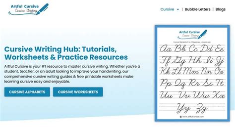Best Free Cursive Worksheets For Better Handwriting