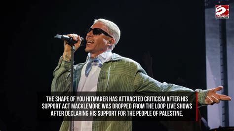 Ed Sheeran Gets Emotional Addressing Palestine Controversy On Stage