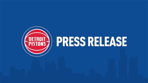 Detroit Pistons Announce Game 1 Activations Additional New Offerings