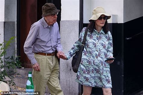 Woody Allen 90 Holds Hands With Wife Soon Yi Previn 55 In