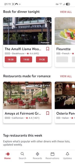 Opentable App Review Stop Settling For Whatever Restaurant Has Space