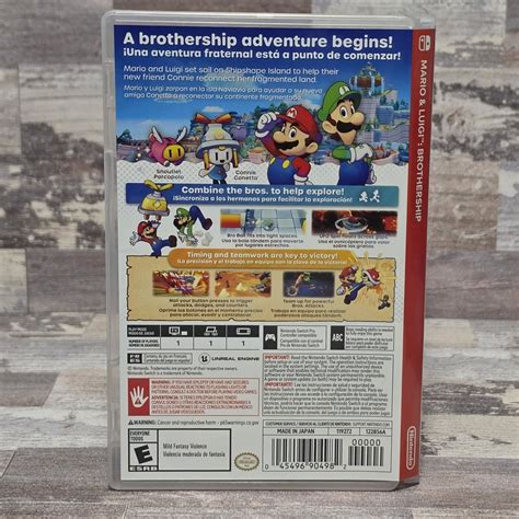 Mario And Luigi Brothership Nintendo Switch Ebay