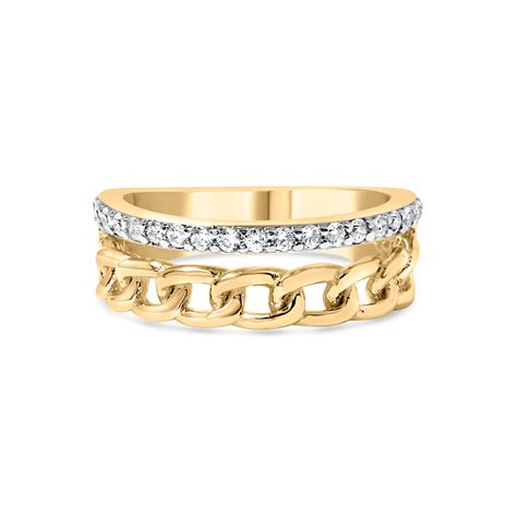 Haus Of Brilliance 10k Yellow Gold 15 Cttw Diamond Cuban Link Ring