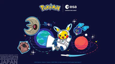 Pokémon And Esa Reveal First Look At New Official Astronaut Pikachu