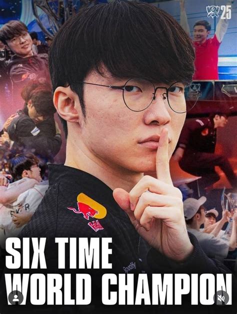 통산 6회 우승 페이커 끝끝내 E 스포츠 새 역사 썼다 T1 Kt 꺾고 롤드컵 스리핏