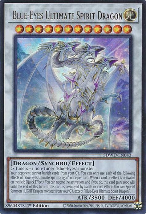 Drago Spirito Finale Occhi Blu Structure Deck Blue Eyes White Destiny