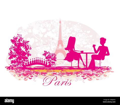 Cafe Life In Art Cut Out Stock Images Pictures Alamy