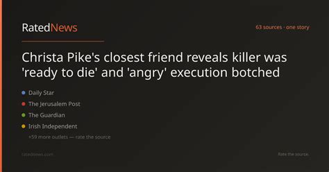 Christa Pikes Closest Friend Reveals Killer Was Ready To Die And