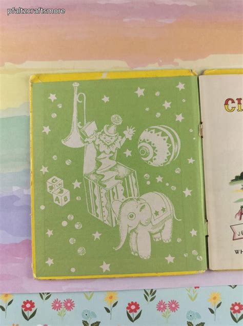 Vintage 1958 Whitman Tell A Tale The Circus Train Miniature Hardcover