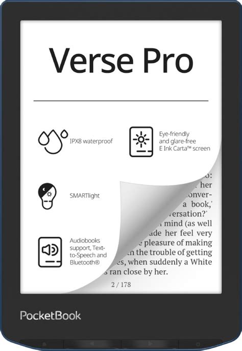 Czytnik E Booków Pocketbook Verse Pro 634 6 16gb Wi Fi Azure Blue