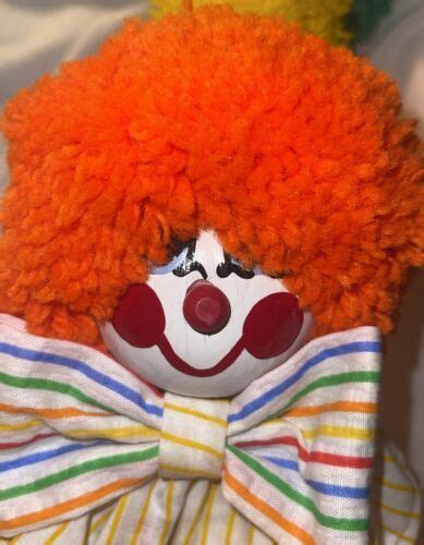 Washpin Pals Clothes Pin Handmade Haunted Clown By Shollenbergers 20