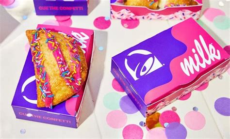 Milk Bar Birthday Cake Empanada At Taco Bell