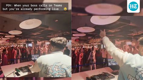 Dj Plays Microsoft Teams Ringtone At Party Crowd Laughs As Malik