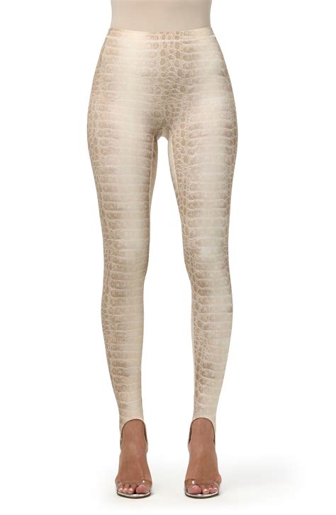 Naked Wardrobe Brush Storm Print Stirrup Leggings Women Nordstrom