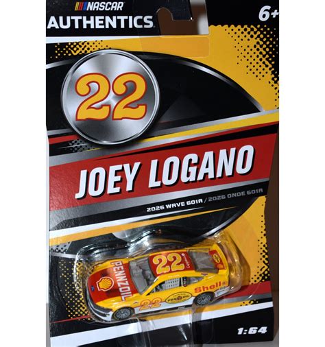 Nascar Authentics Logano Pennzoil Ford Mustang Global Diecast Direct