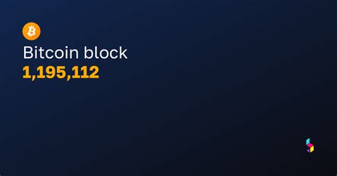 Bitcoin Block 1195112