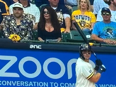 Superfan Front Row Amy Celebrates Milwaukee Brewers Victory After
