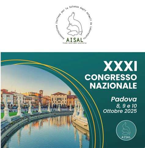 Xxxi Congresso Nazionale Aisal Padova 8 9 E 10 Ottobre 2025
