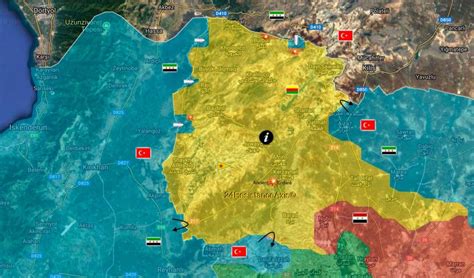 Maps Turkish Forcces Advadnce On Ypgyjp In Syrias Afrin
