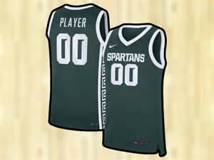 Michigan State Basketball Jersey Customizable Nil Gear Now Available