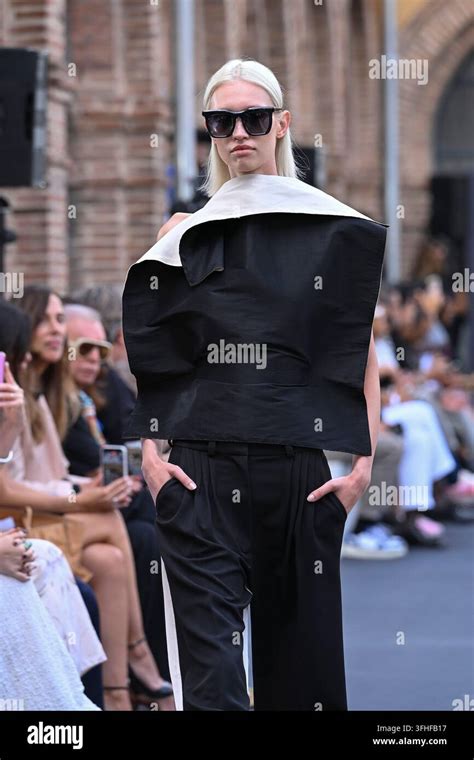 Madrid Spain 16th Sep 2026 A Model Parades With Moisés Nieto Design