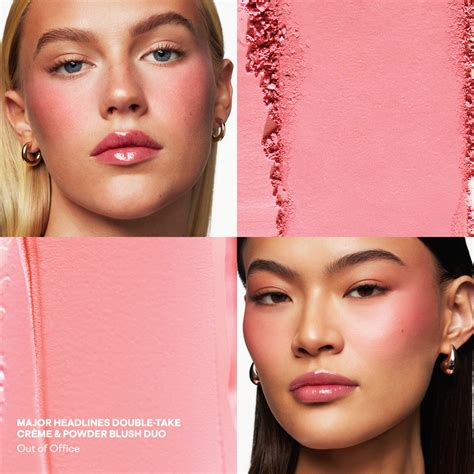 Major Headlines Double Take Crème And Powder Blush Duo Dewy And Buildable