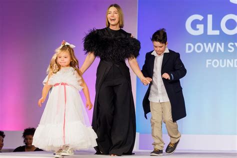 Jessica Biel Attends Global Down Syndrome Foundation Fashion Show With Sons