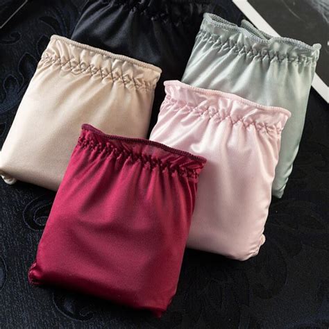 5 Packs Lot Womens Sexy Satin Panties Thong G String Briefs Underwear