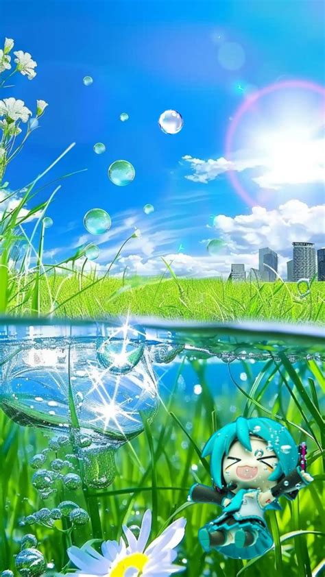 Miku And Watercore Anime Wallpapers Hd 4k Anime Wallpapers For