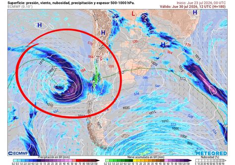 Se Aproxima Un Potente Río Atmosférico A Chile Centro Sur Para Terminar