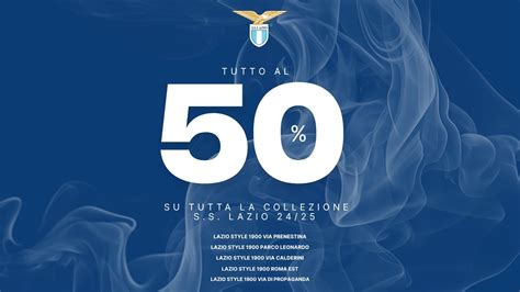 Lazio Style 1900 Official Store Al Via La Vendita Promozionale News