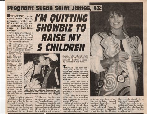 Susan Saint James Magazine Photo Clipping 1 Page C1442 Ebay
