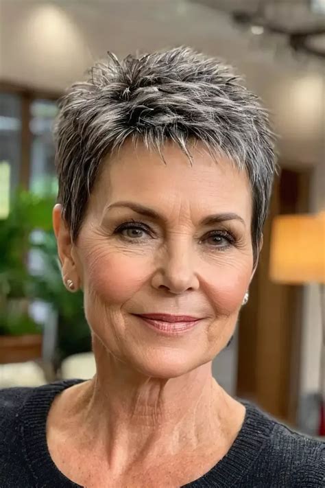 Short Hair Styles Images 36 Hairstyles For Women Over 60 With Fine