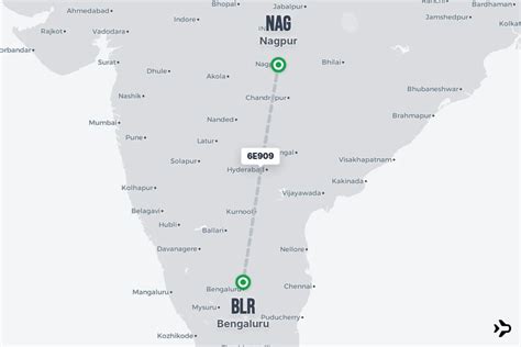 6e909 Indigo Flight Status And Tracker Nagpur Bengaluru