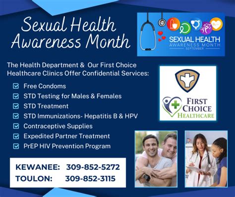Health Roundup Sexual Health Awareness Septic Safety And Prostate