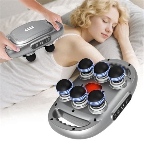6 Head Massage Gun 9 Speeds And 3 Sets Massage Heads For Deep Muscle