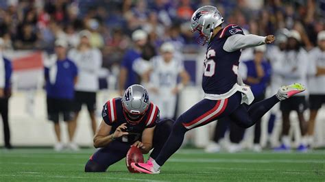 Andy Borregales Nails 52 Yard Fg To Extend Patriots Lead