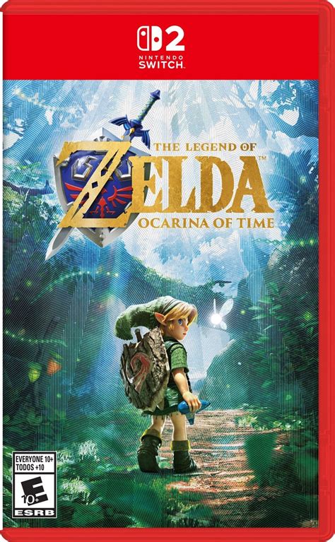 Zelda Ocarina Of Time Switch 2 Box Art Revealed And Its A Stunner