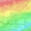 Prosser Topographic Map Elevation Terrain