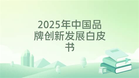 2025年中国品牌创新发展白皮书百度百科