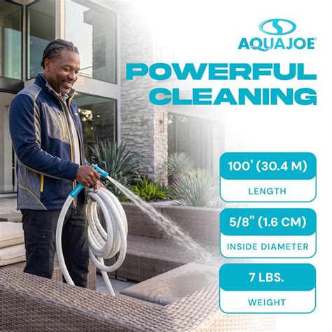Aqua Joe 50 Foot Expandable Rv Hose With Flexible Fiber Jacket Ajfjh50