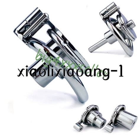 Stainless Steel Sissy Chastity Cage Negative Chastity Device Locks
