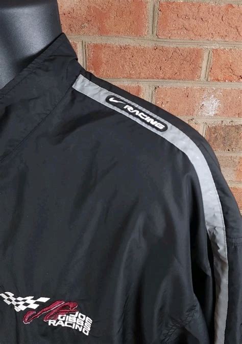 Nike Joe Gibbs Racing Toyota Jacket Windbreaker Nascar Large 14 Zip