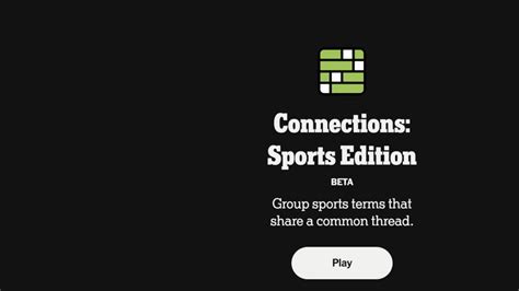 Nyt Connections Sports Edition Today Hints And Answers For Monday