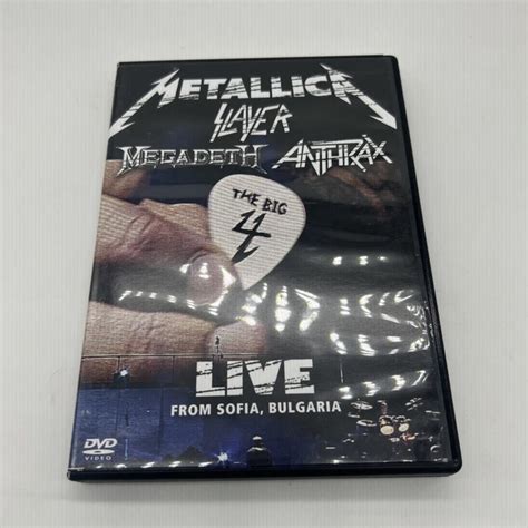The Big 4 Live From Sofia Bulgaria Dvd Metallica Slayer Megadeth